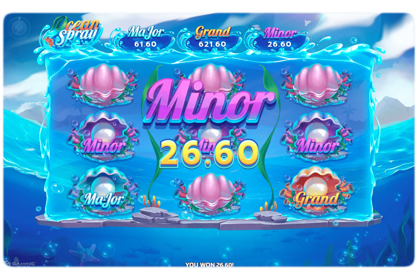 Ocean Spray ในธีมมหาสมุทร - SlotXO