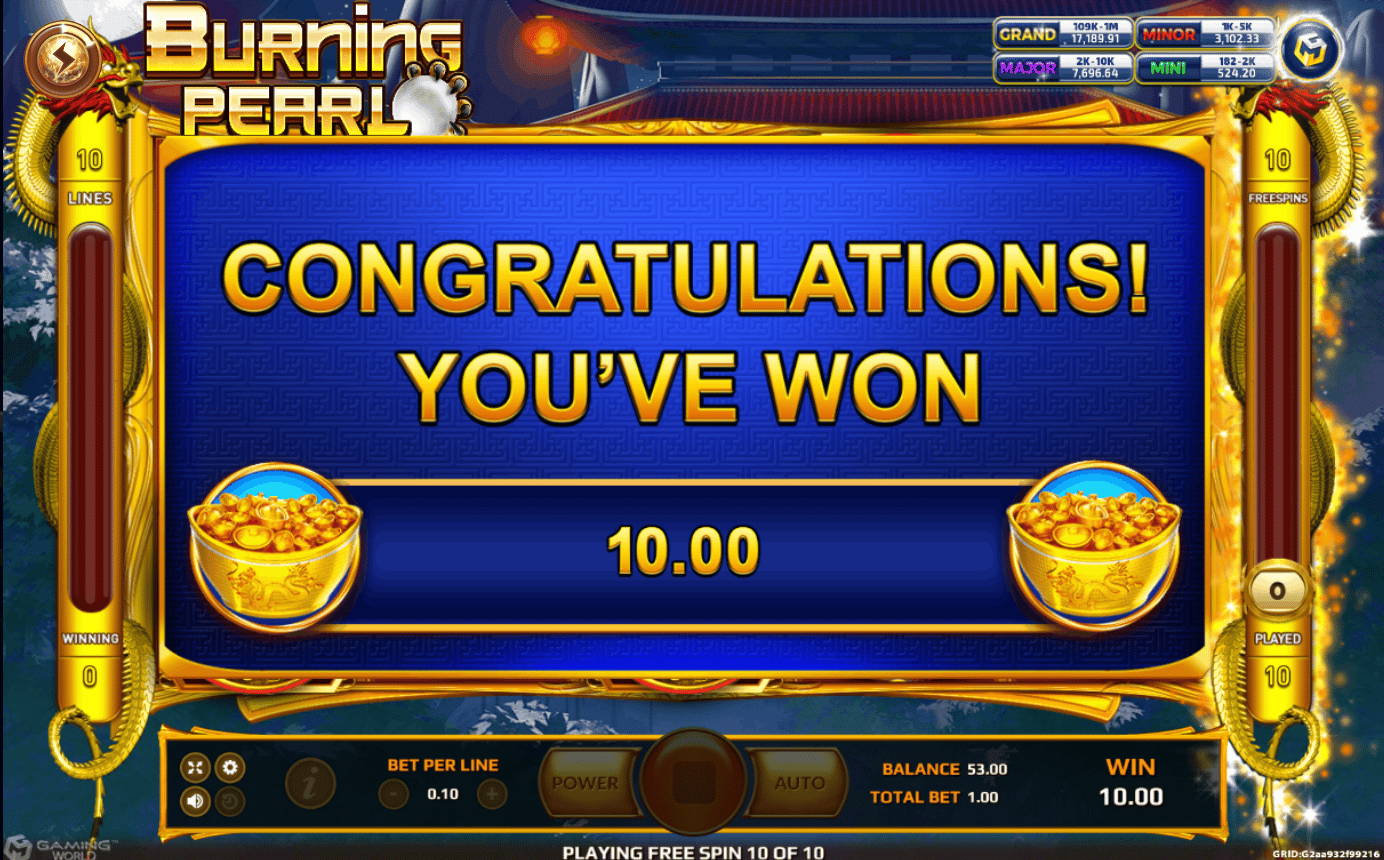 Burning Pearl - SlotXO