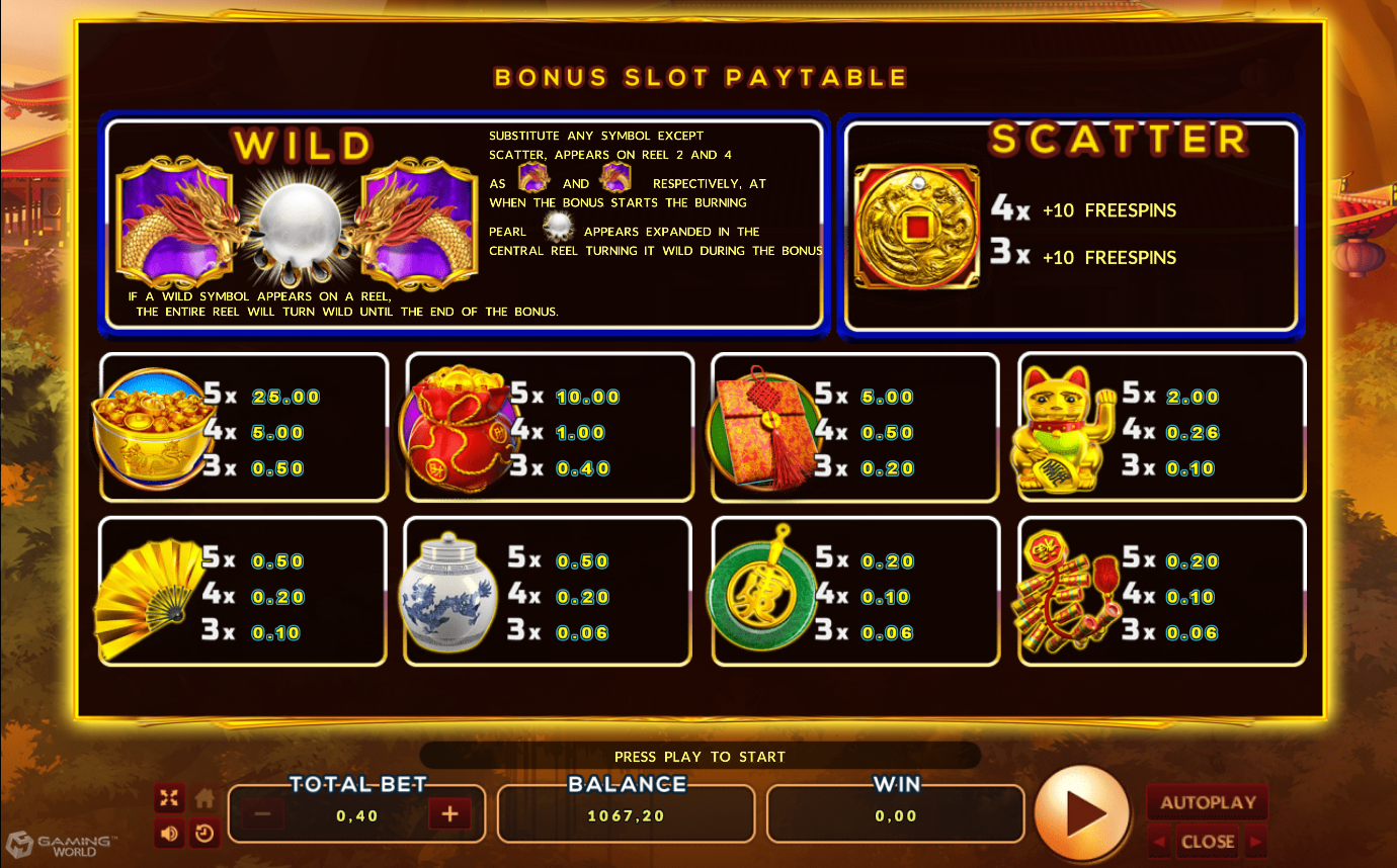 Burning Pearl Bingo - SlotXO