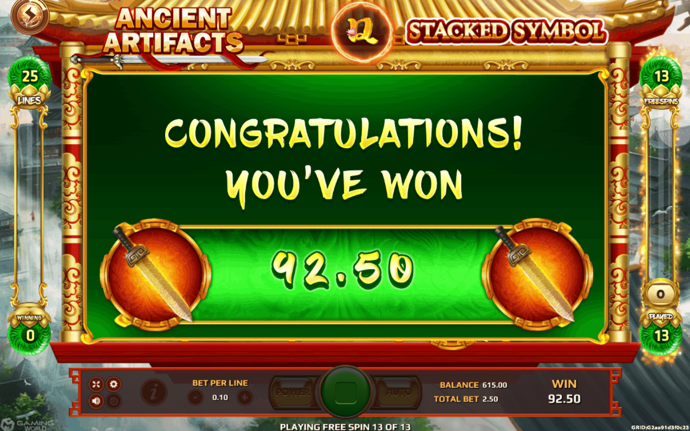 Ancient Artifact - SlotXO